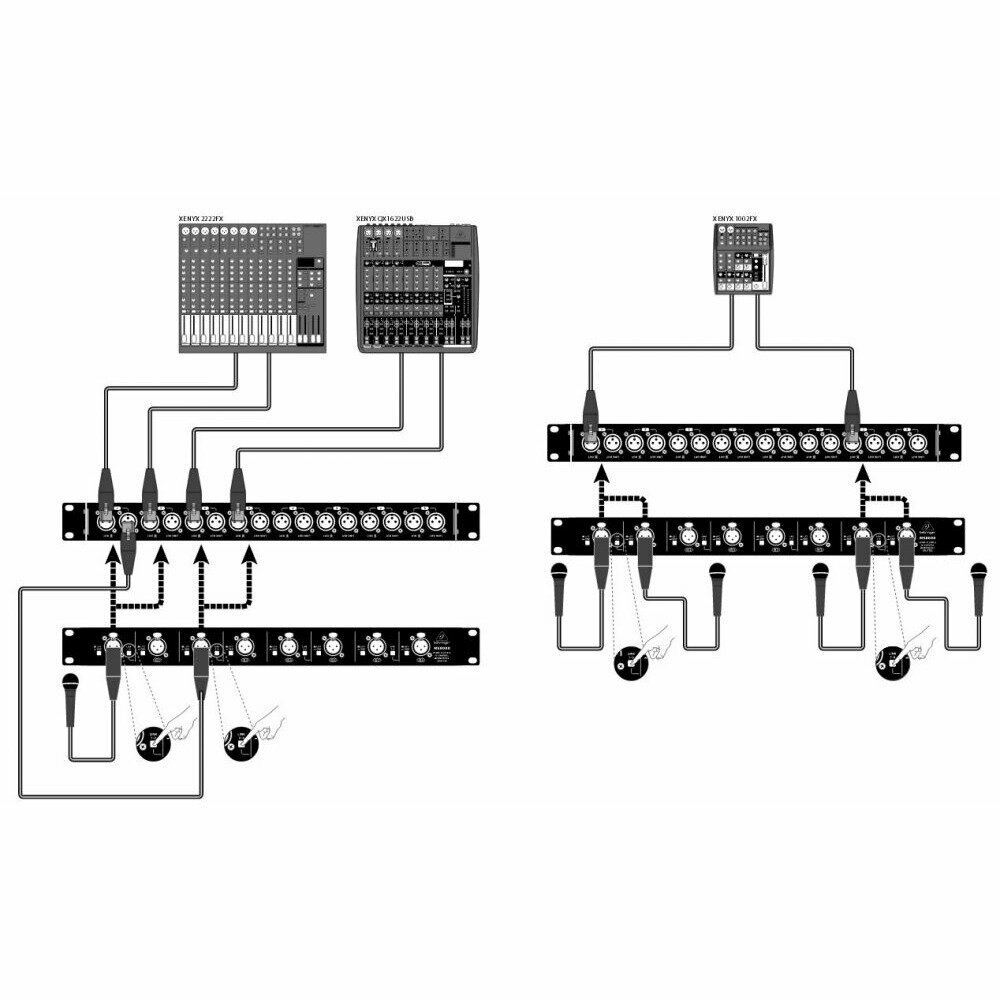 Микрофонный сплиттер Behringer MS8000 — фото 1