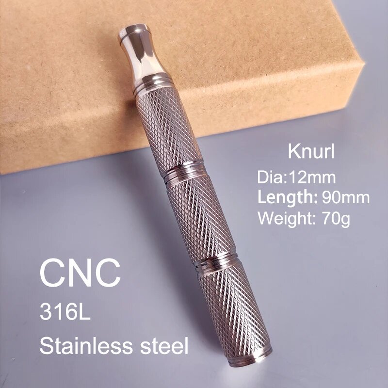 Бритвенная ручка Dscosmetic Knurl из нержавеющей стали 316L 316L stainless steel