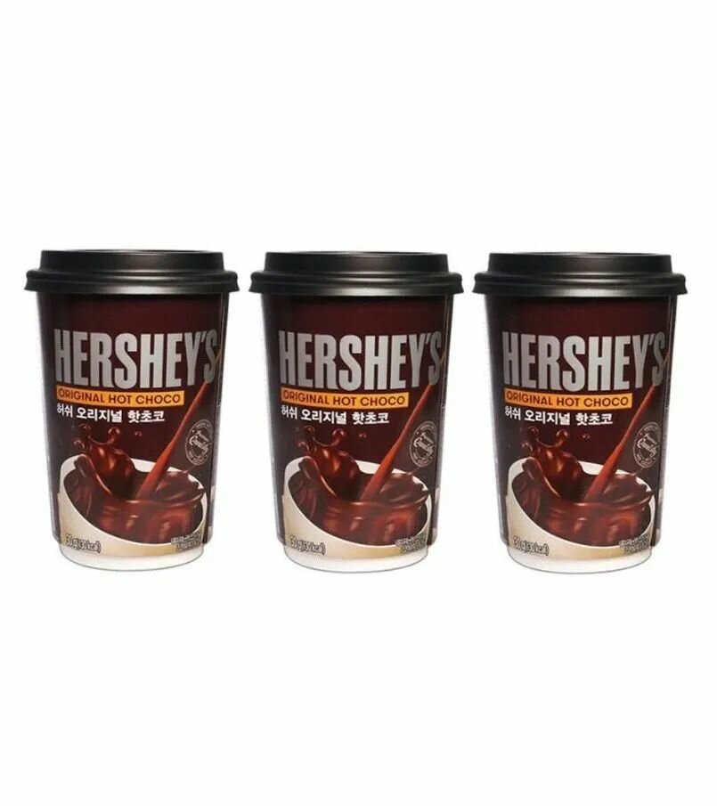 Горячий шоколад Hershey's Hot Сhoco в стакане, 3 шт по 30 г