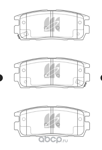 D9063M KASHIYAMA Колодки тормозные, задние OPEL ANTARA, CAPTIVA,