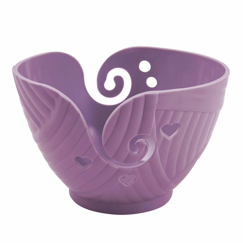 Клубочница для пряжи, диаметр 18 см, цвет сиреневый Hemline 4917.1