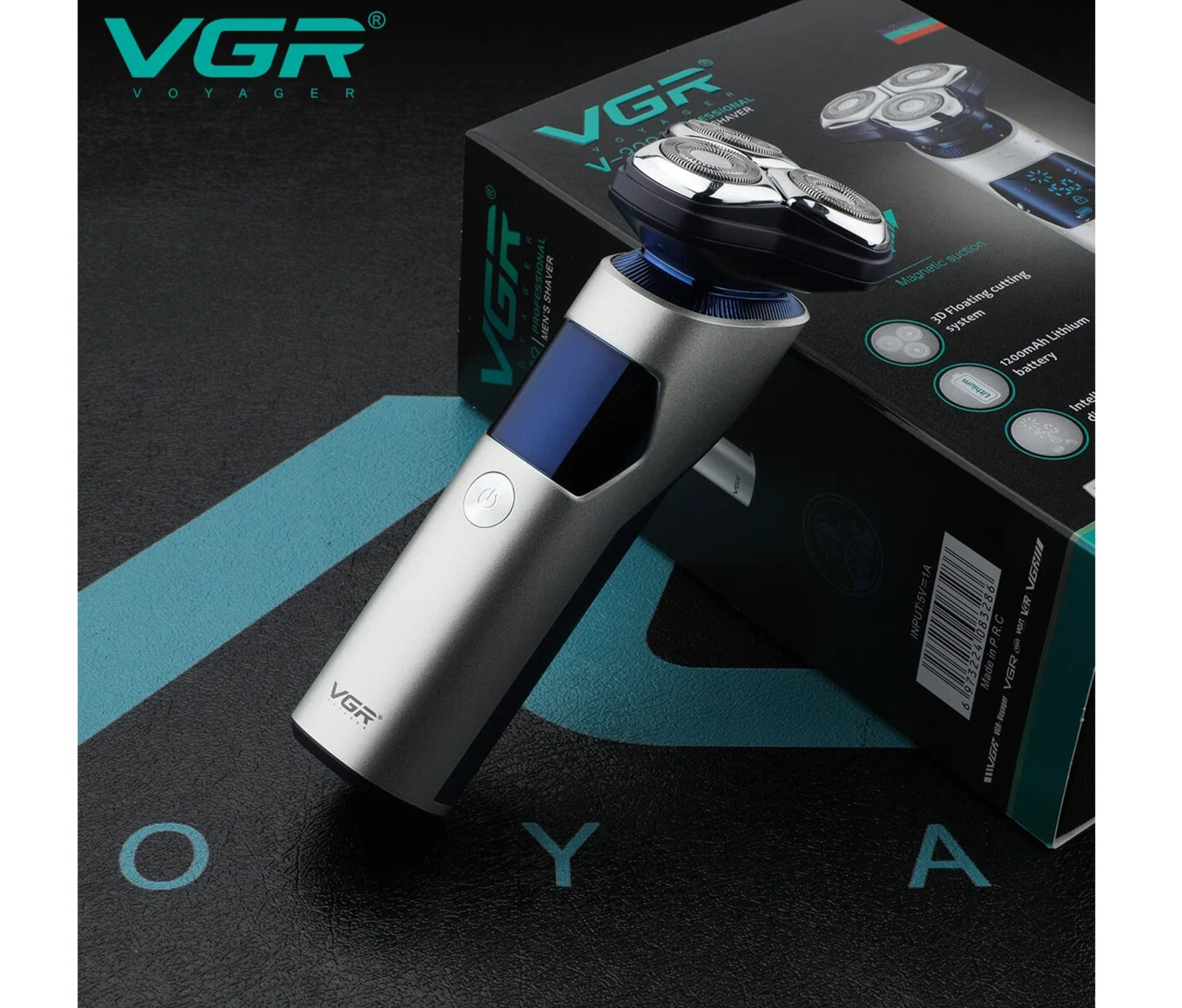Электробритва мужская VGR V-328 / Бритва электрическая/ Роторная электробритва/ Шейвер