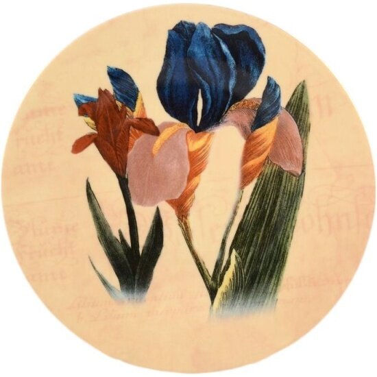 Тарелка Thun настенная 1794 "Ирис" 19 см