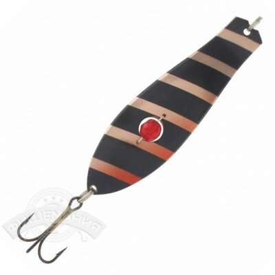 Блесна колеблющаяся Kuusamo Professor 2 90/18 (бусинка) R/BL-C