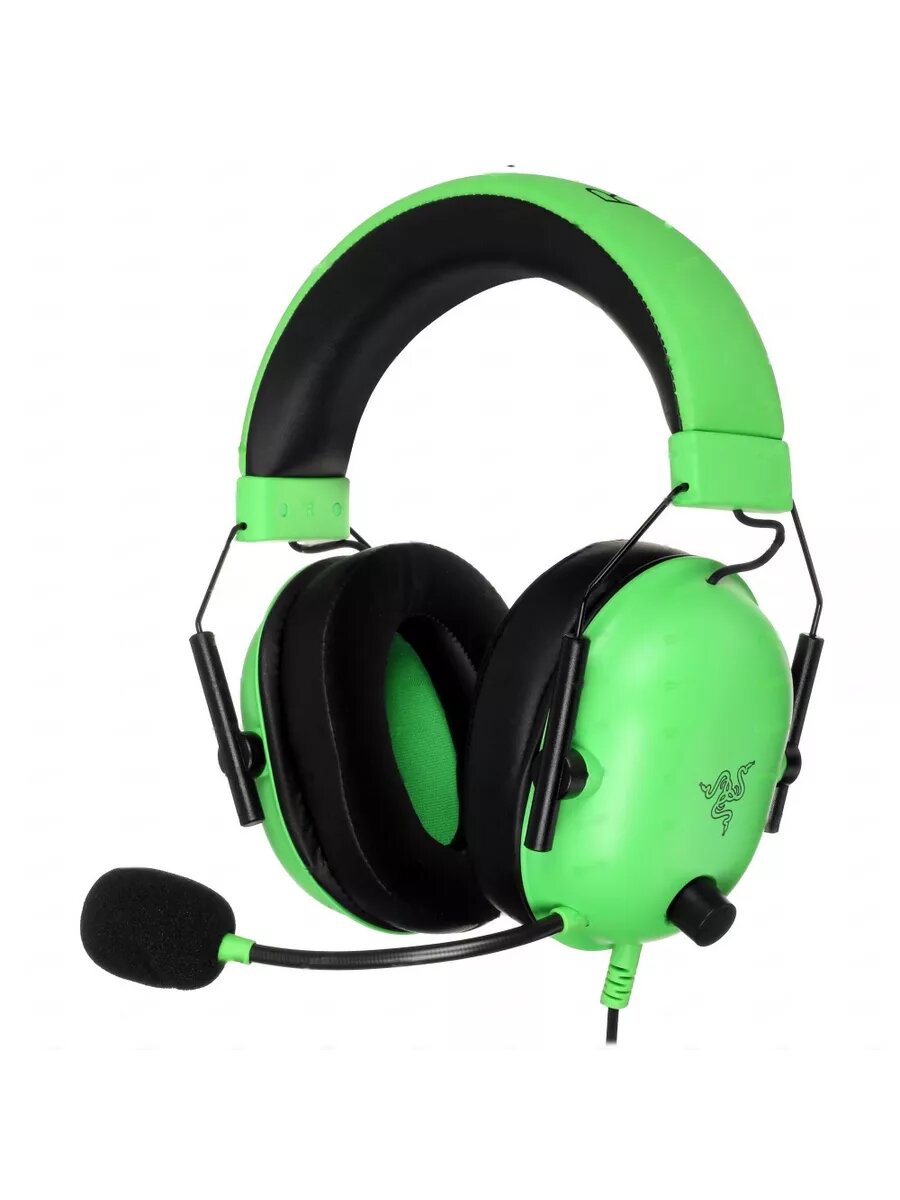 Проводная гарнитура Razer Blackshark V2 X зеленый.