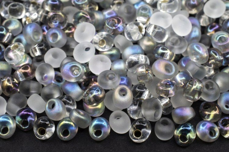 Бисер японский MIYUKI Magatama 4мм MIX12 Привидение, микс Apparition, 10 грамм