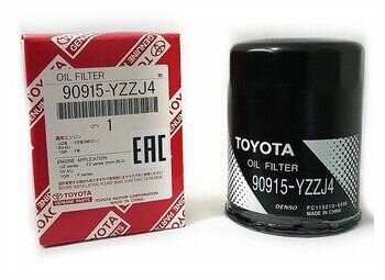 Фильтр масляный TOYOTA 90915YZZJ4 для Auris, Corolla, Camry, Hilux , Land Cruiser