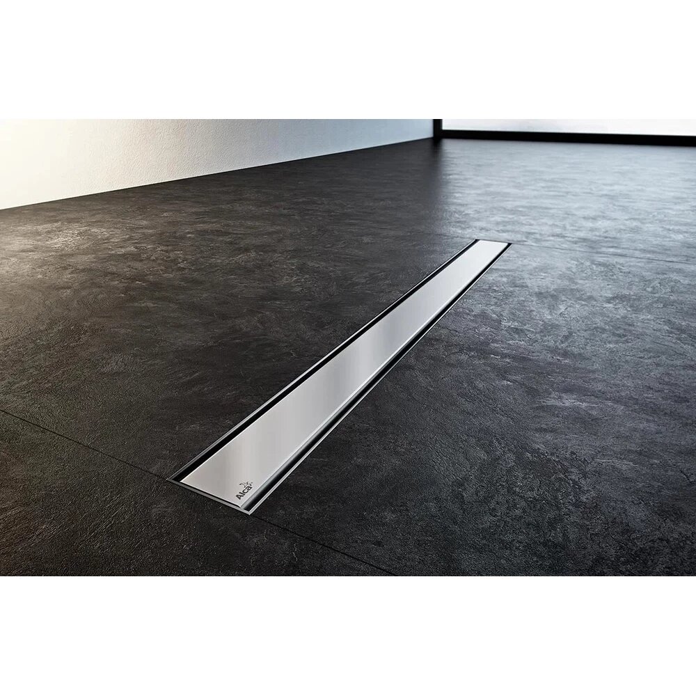 Душевой лоток Alcaplast Fit and Go с двухсторонней решеткой, хром (APZ13-DOUBLE9-550) APZ13-DOUBLE9-