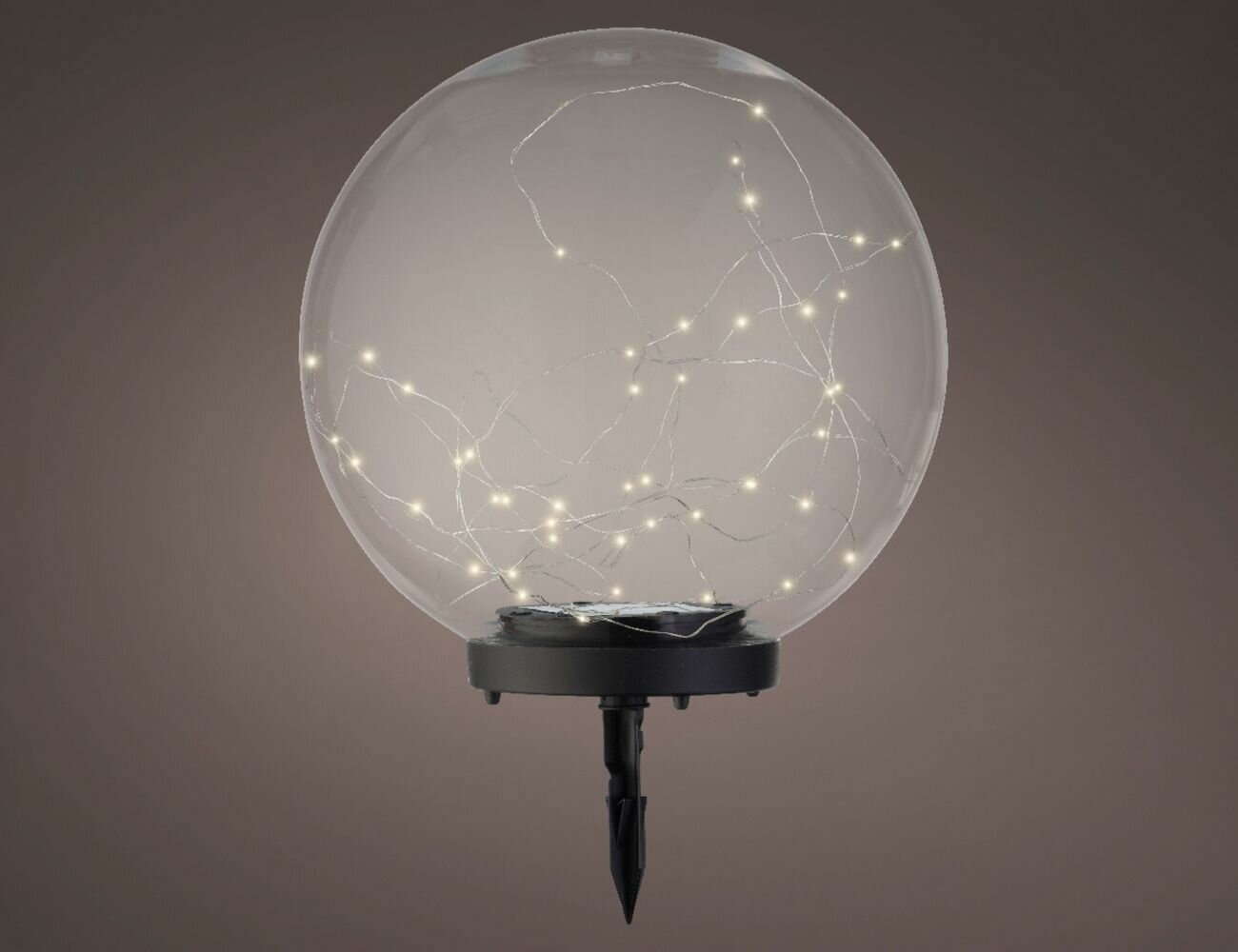 Садовый светильник Solar PALLA MAGICA на солнечной батарее, прозрачный, 38х30 см, Kaemingk