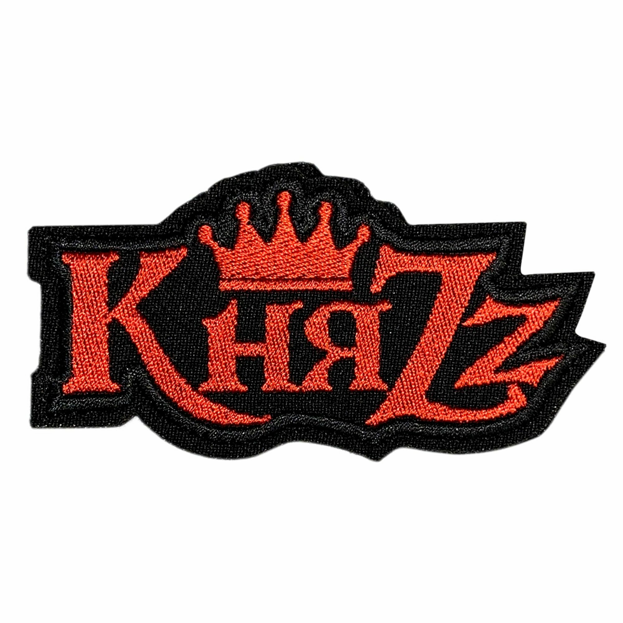Нашивка, шеврон, патч (patch) на липучке КняZz Князь, размер 9*4,5 см