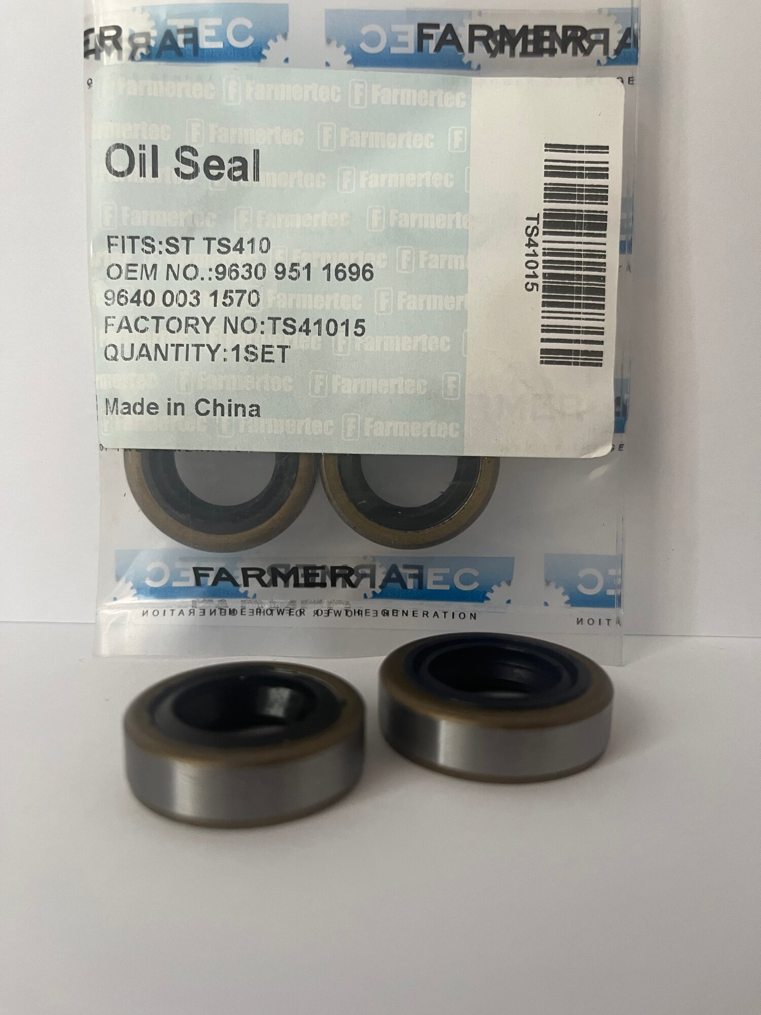 Сальники коленвала для бензореза STIHL TS410, TS420, TS400-TS760 (9640-003-1570 / 9630-951-1696) 2шт.