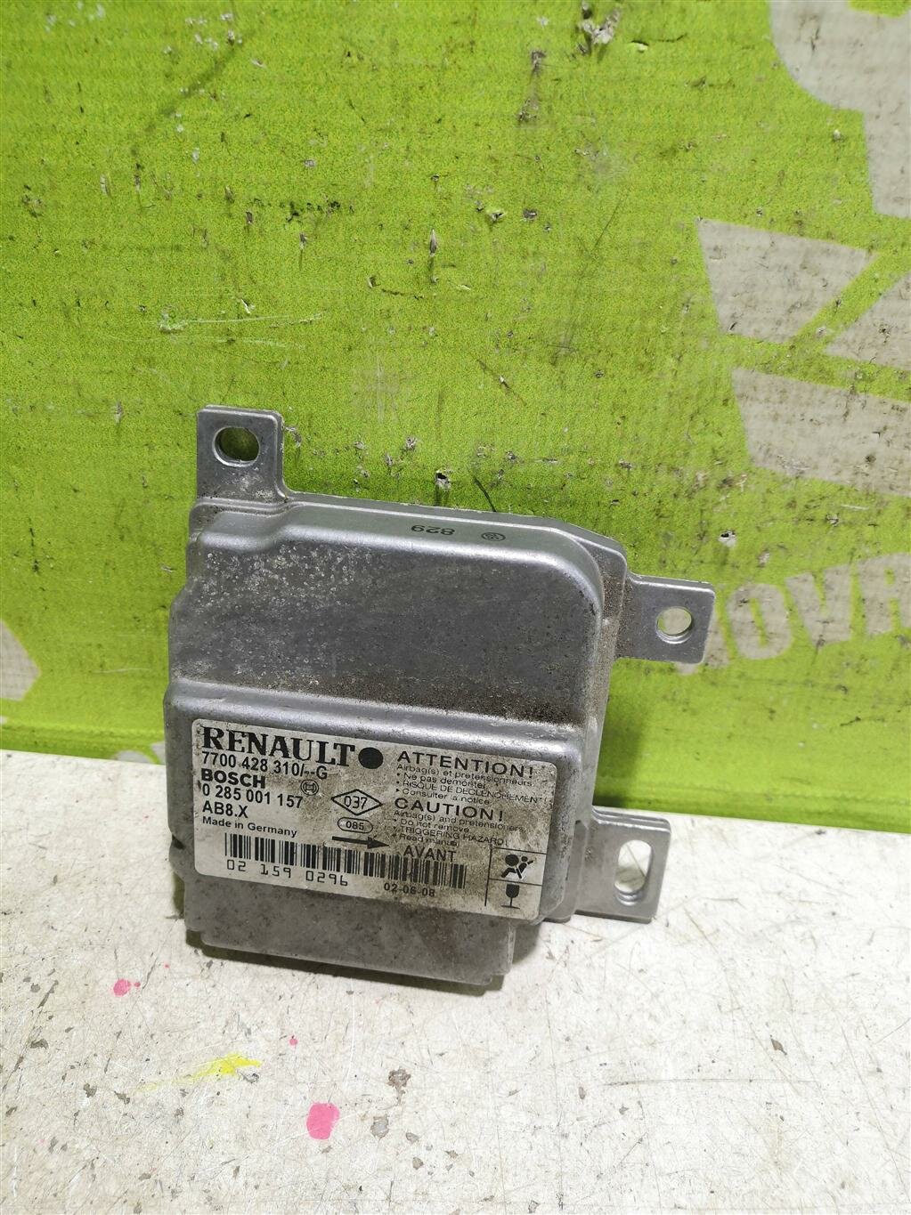 Блок управления AIR BAG Renault Clio 2 Symbol 1998-2008