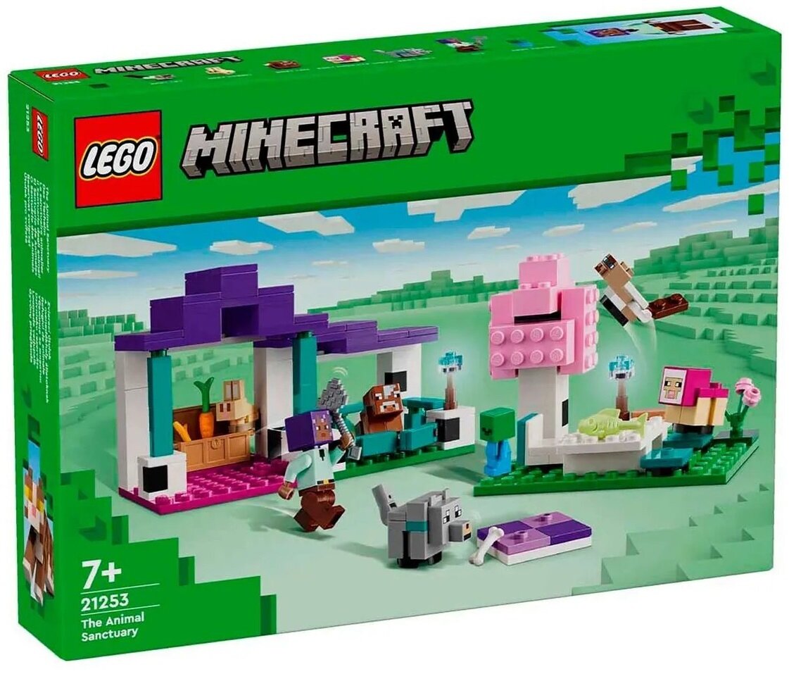 Конструктор LEGO Minecraft Приют для животных | 21253