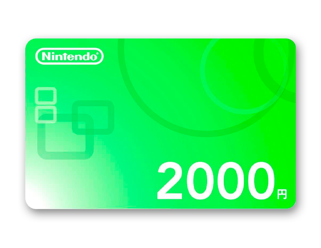 Карта оплаты Nintendo eShop 2000 JPY Japan [Цифровая версия]
