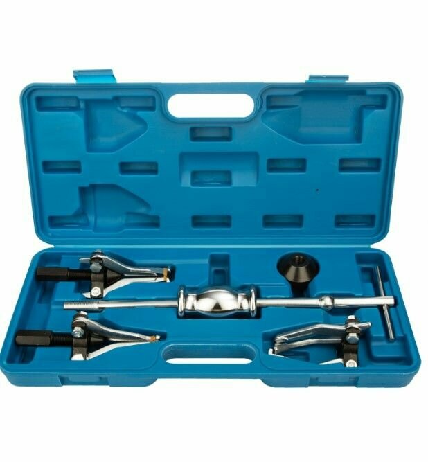 Набор 3-х лапых съемников с обратным молотком 5 предметов для демонтажа подшипников
