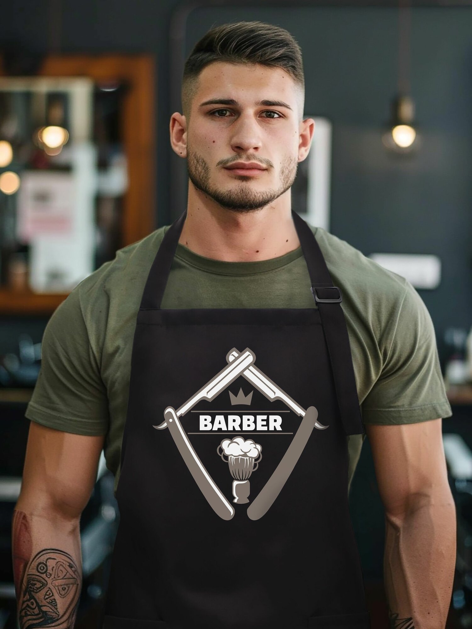 Фартук рабочий для парикмахера / барбера