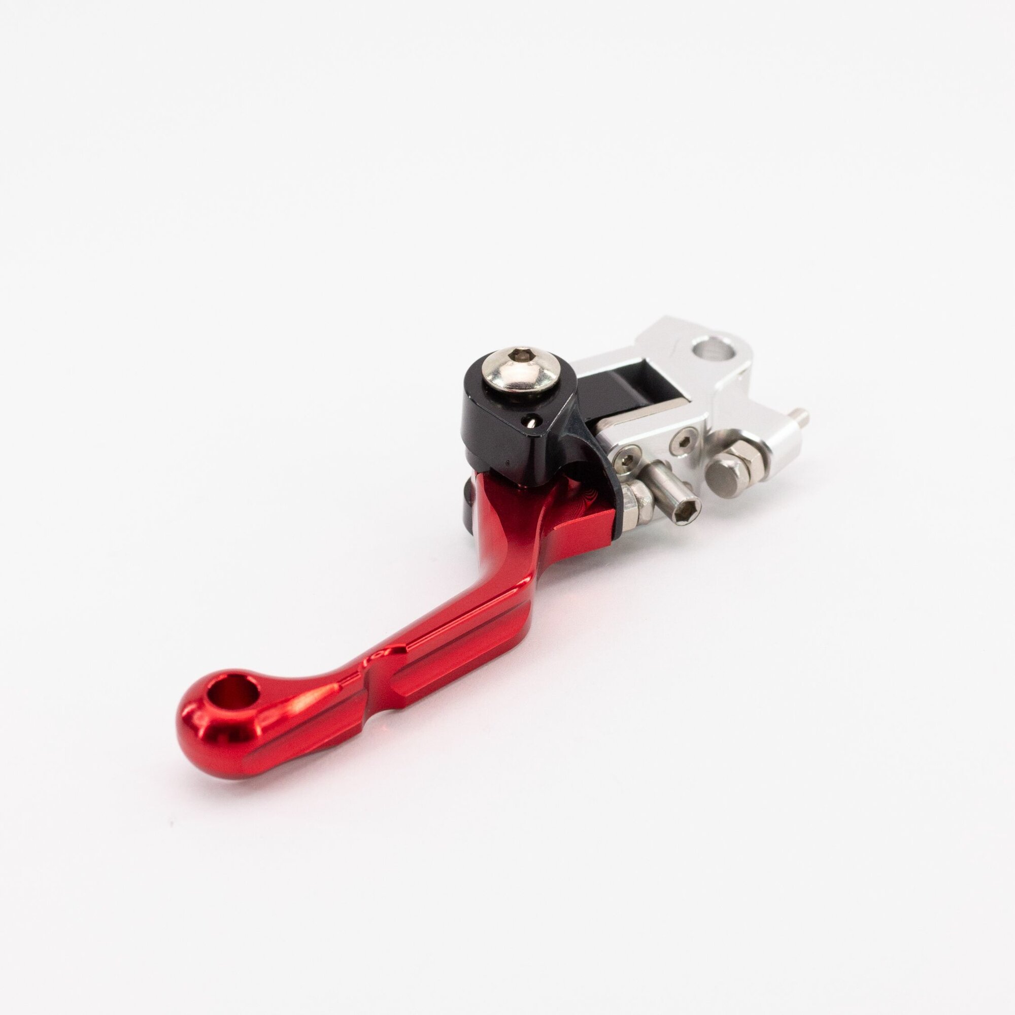 Рычаг тормоза складной (неломайка) CNC Red Тип K7 для питбайка и мотоцикла