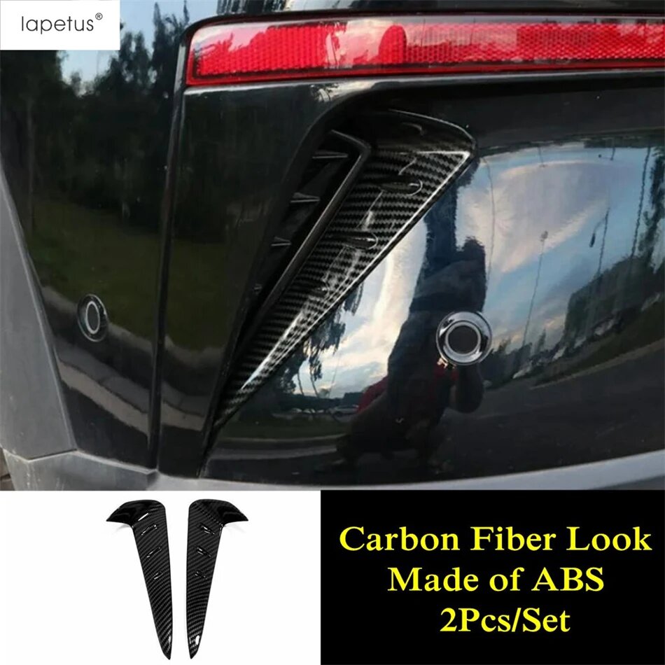 Стайлинг автомобиля, задние противотуманные фары, лампы для украшения век, бровей, накладка из АБС-пластика, красные аксессуары для CHANGAN UNI-T UNIT 2020-22025 Carbon Fiber Look