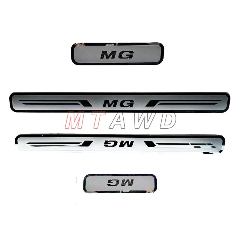 Аксессуар для MG 5 MG5 2025 2024-2020 из нержавеющей углерода, накладка на порог Thin Chrome MG