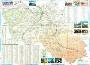 Карта (складная) Алтайский край и республика Алтай Туристическая карта 1:1 400 000 (Экспресс)
