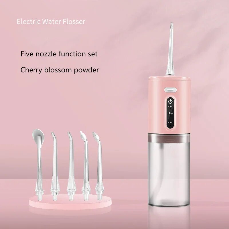 Xiaomi YOUPIN Портативный ирригатор для полости рта 280 мл Розовый