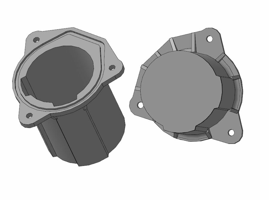 Крышка двигателя компрессора вторичного воздуха 04E959231