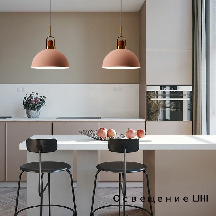 Люстра LJHI BD048, из макарон, E27, 10 Вт, регулировка по высоте