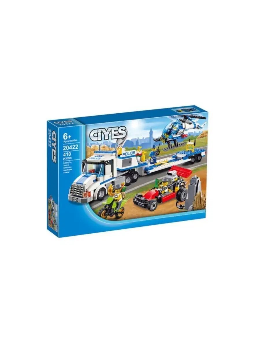 Конструктор Cities Сити Выездной отряд полиции 410 деталей