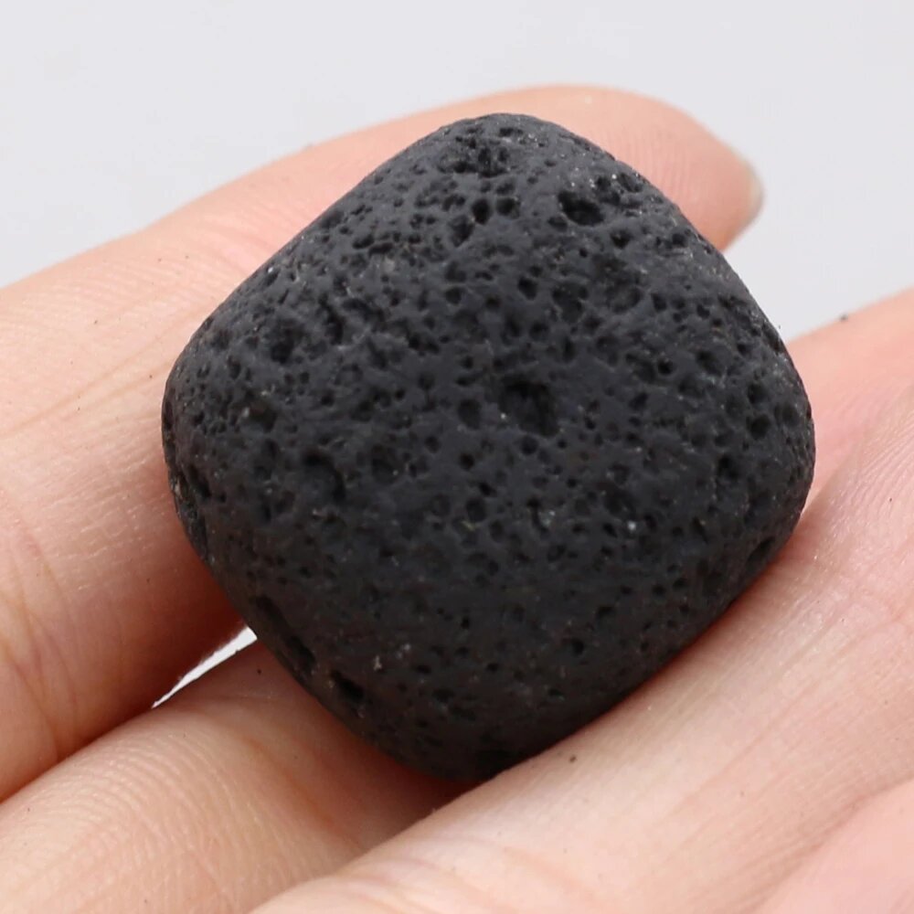 Топаз, натуральный полудрагоценный камень Черный, Volcanic rock