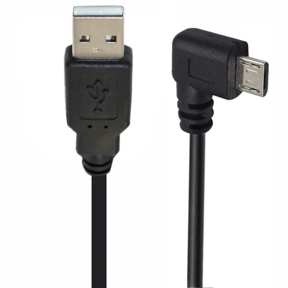 USB кабель 2.0 Type A-Micro USB прямой угловой 1,5 м, Right