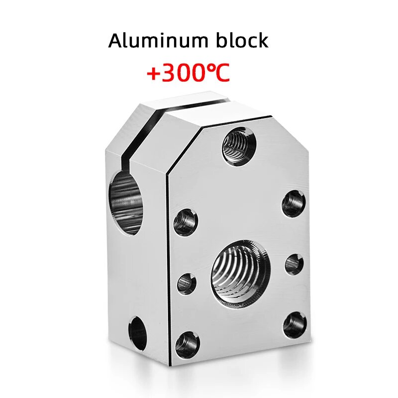 Медный нагревательный блок Phaetus Dragon MakerZone для 3D-принтеров Aluminum