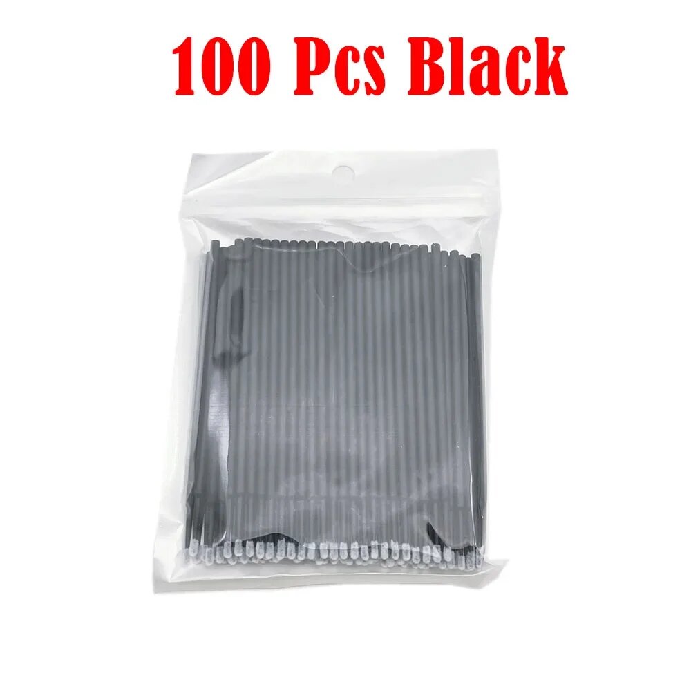 Одноразовые стоматологические микрокисти AG, 100 шт. 100PCS black