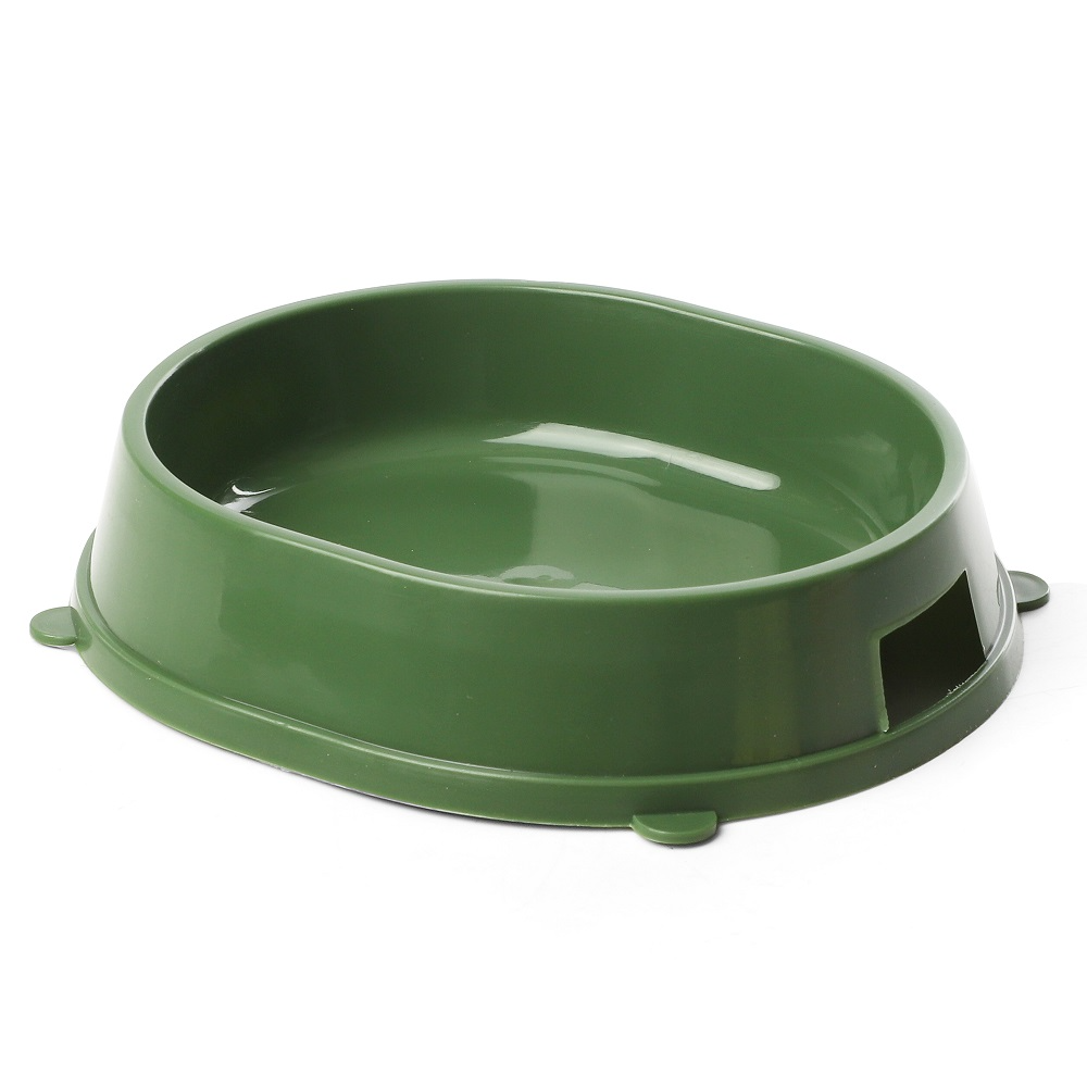Миска Gamma Карамель пластиковая зеленая для кошек и собак (0,2 л)