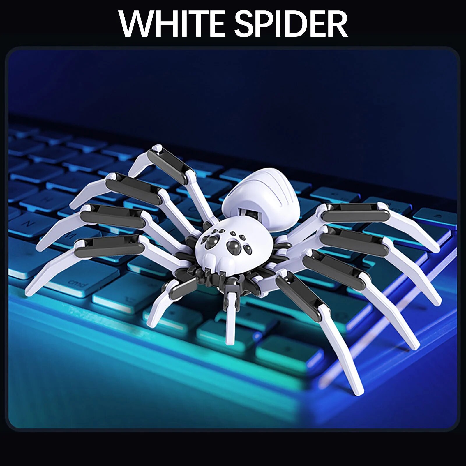 Фигурка робота-паука, модель T13 Spiders из ПВХ, многошарнирная подвижная, 3D-модель паука с нижней присоской, используе