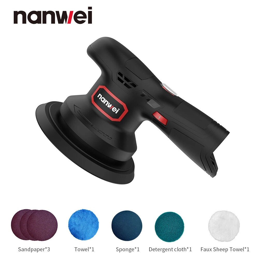 NANWEI Мини электрическая полировальная машинка NW3798-0C