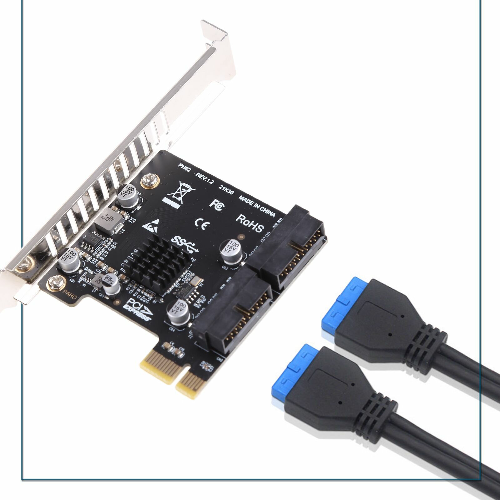PCI-E адаптер с 2 портами USB 3.0 — фото 1