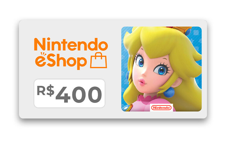 Карта оплаты Nintendo eShop 400 BRL Brazil (Nintendo eShop (BR); Nintendo Switch; Регион активации Бразилия)
