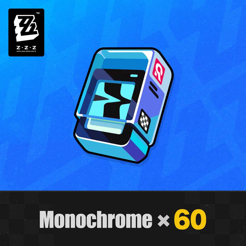 Дополнение Zenless Zone Zero — 60 Monochromes, цифровое издание PlayStation 5, регион Турция / код пополнения баланса