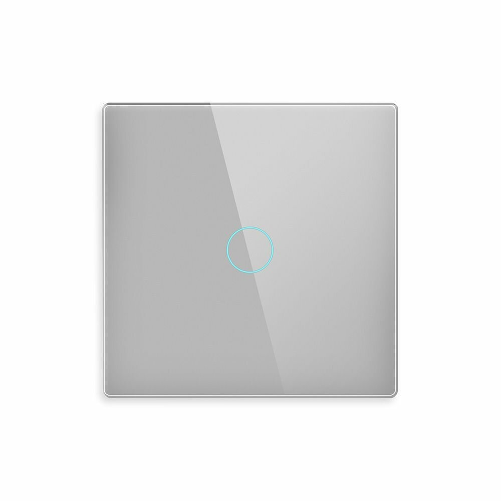 Сенсорный выключатель света на одну линию в рамку серый 300W VOLT Smart Home