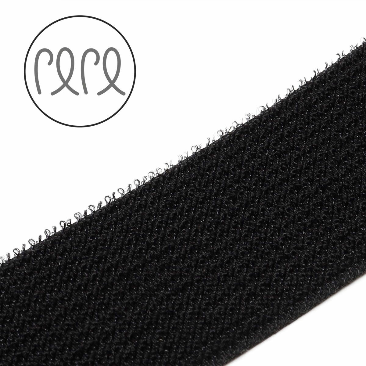 6131-9094 Лента контактная гибридная 2 в 1 'крючок & петля' 21,4 гр/м, 100% нейлон, 50 мм*25 м (черный)