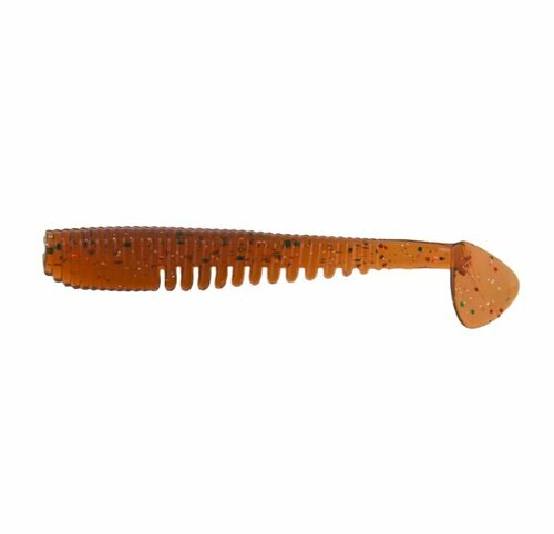 Мягкая приманка Brown Perch Bone minnow Машинное масло зеленая шуба UV 40мм 0,3гр 16 шт