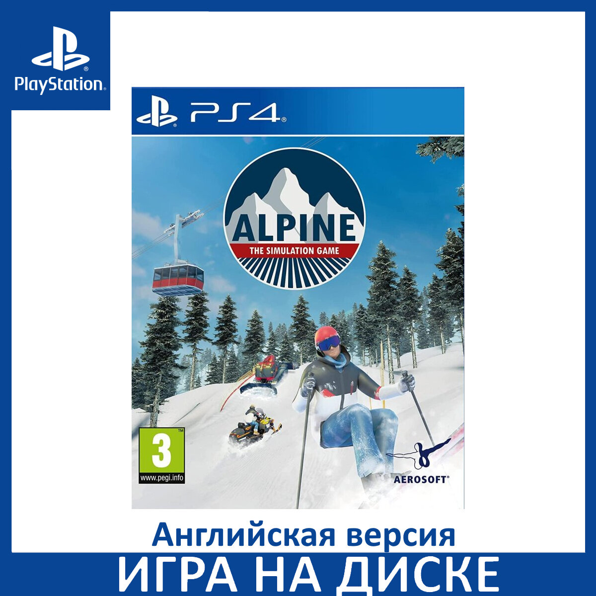 Игра Alpine: The Simulation Game PS4 Английский язык Диск на PlayStation 4