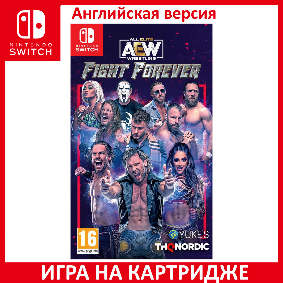 Игра AEW: Fight Forever Switch Английский язык Картридж на Nintendo Switch