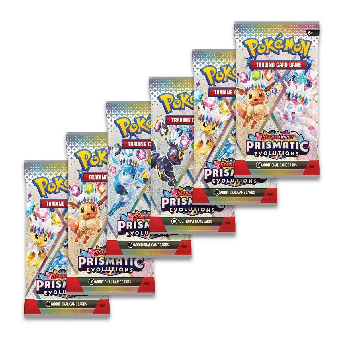 Pokemon: Prismatic Evolutions Booster Bundle (6 бустеров) — фото 1