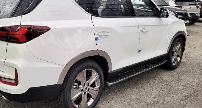 Ssang Yong all new Rexton 2020г хромированные накладки на арки 8шт в комплекте Auto clover