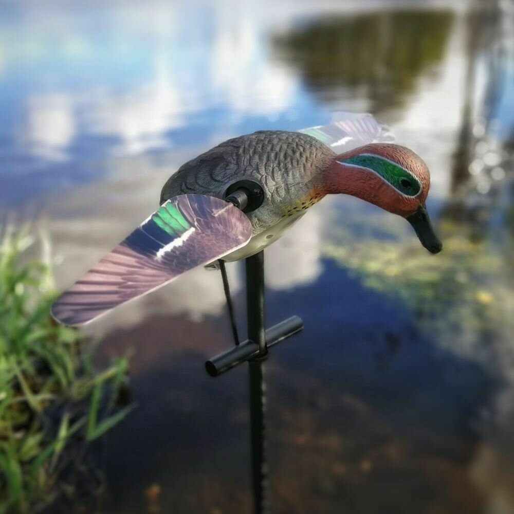 Чучело чирка с вращающимися крыльями Lucky Teal HD