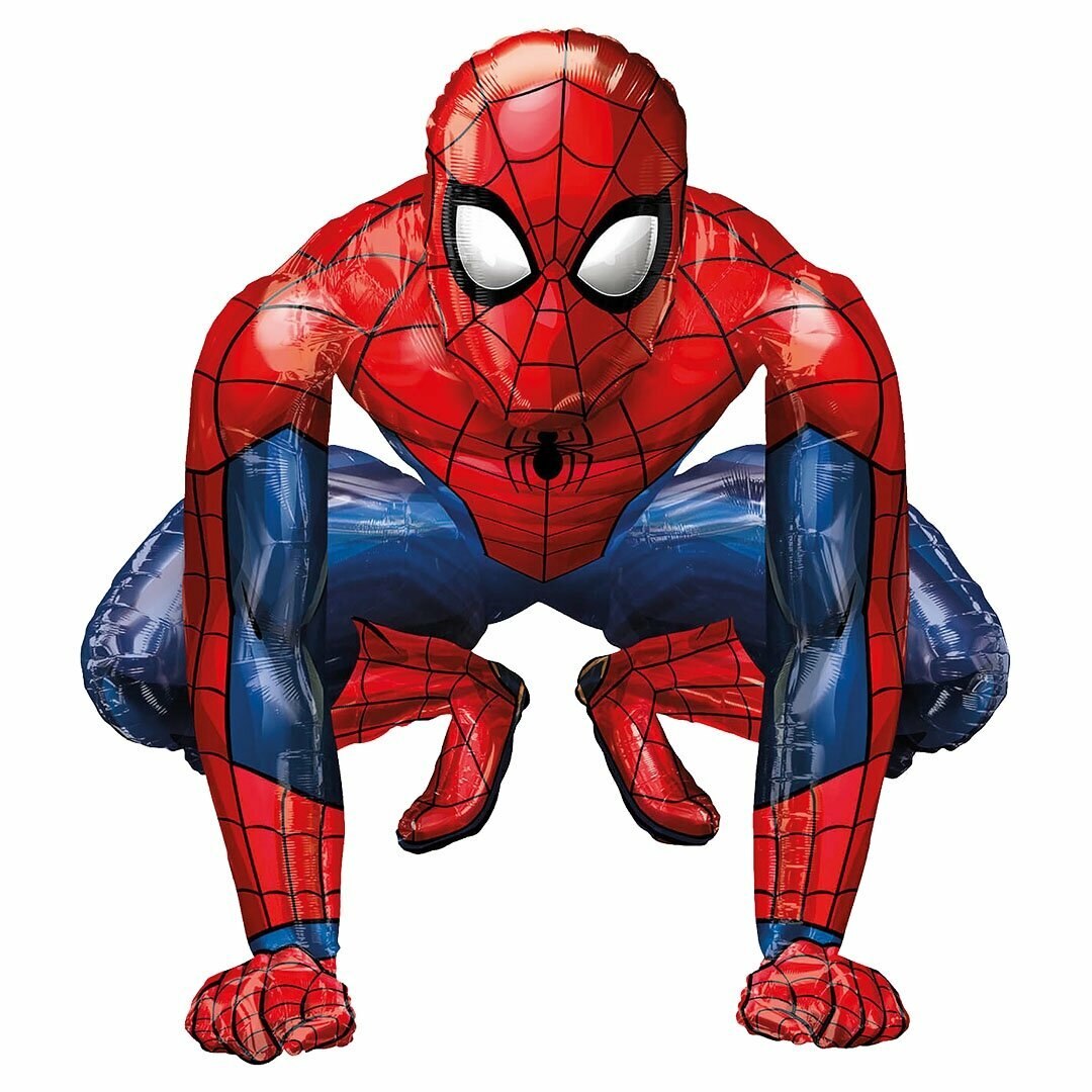 Шар 3D (36'/91 см) Фигура, Человек Паук, 1 шт. в уп.