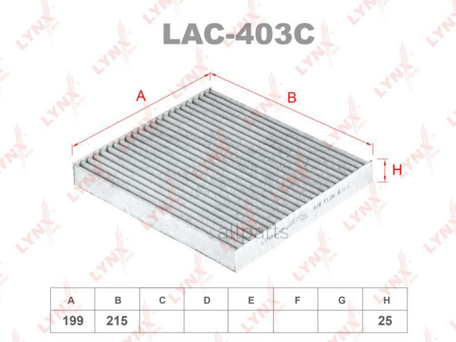 LYNXAUTO LAC-403C LAC-403C Фильтр салонный LYNXauto