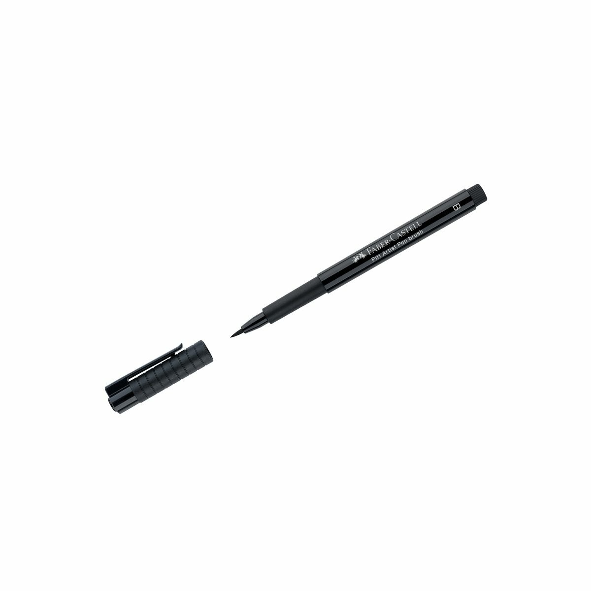 Ручка капиллярная Faber-Castell "Pitt Artist Pen Brush" (кисть, круглая) цвет 199 черная (167499), 5шт.