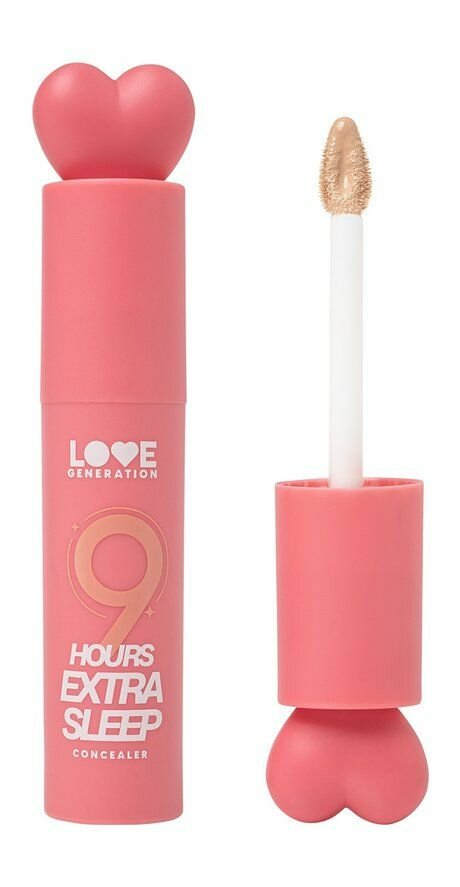 LOVE GENERATION Консилер Moisturizing Concealer 9 Hours Extra Sleep увлажняющий, 3,5 мл, 01 холодный бежевый